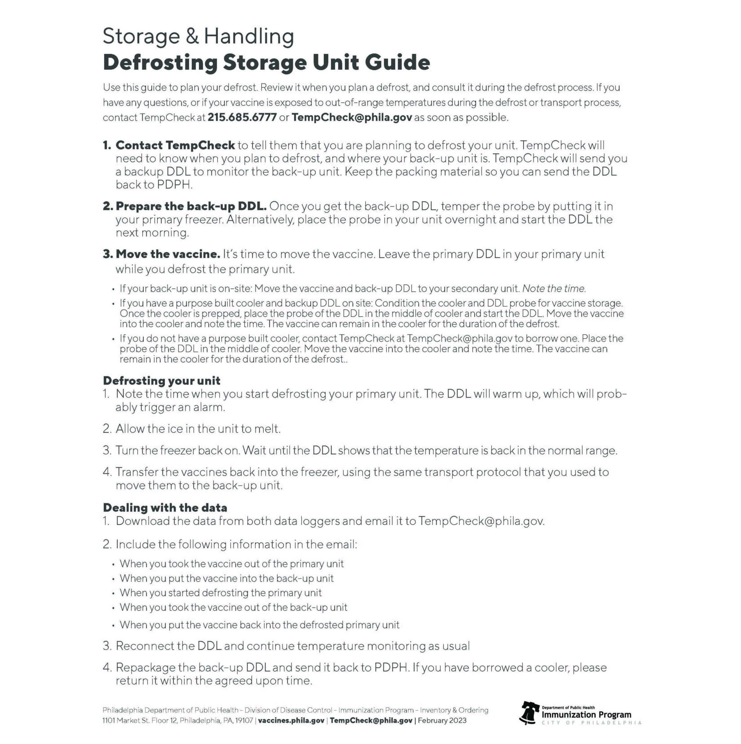 Philadelphia Immunization Program | defrost-guide