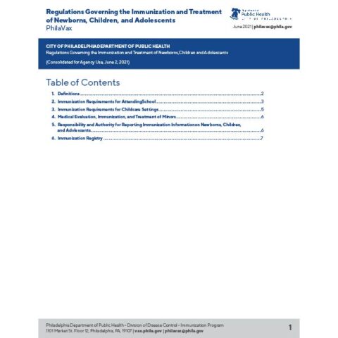 Philadelphia Immunization Program