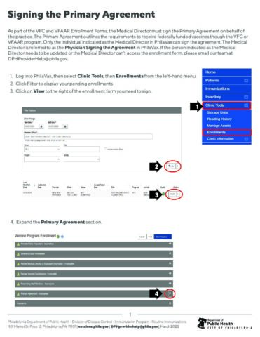 Philadelphia Immunization Program | v3 Primary Agreement Signature ...