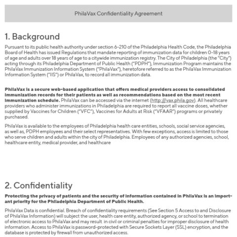 Philadelphia Immunization Program