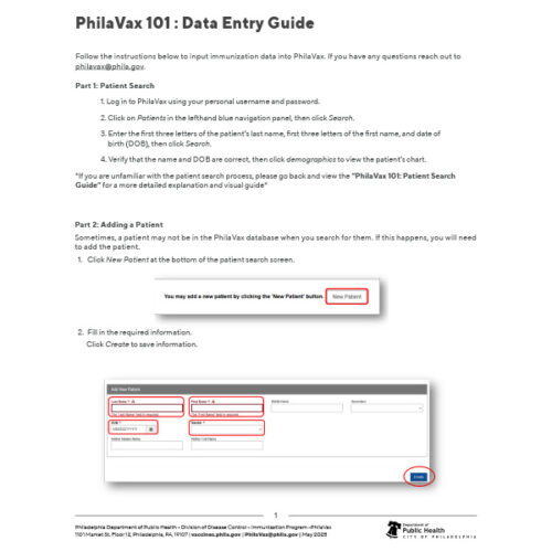 Philadelphia Immunization Program