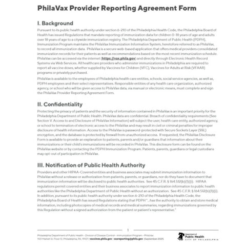 Philadelphia Immunization Program